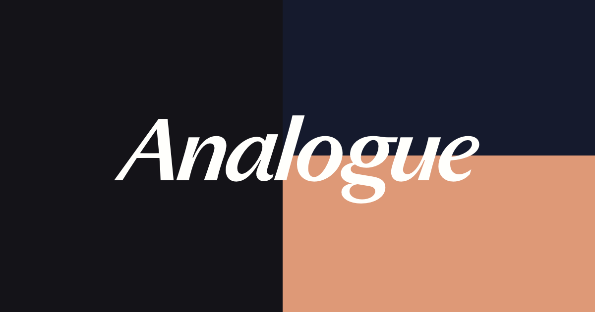 Explorers • Analogue